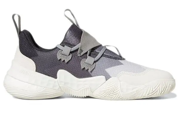 Adidas Trae Young 1 Low Top Sneakers - White/grey