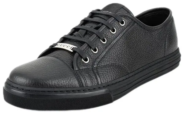 Gucci Pebbled Nappa Leather Low-top Sneakers
