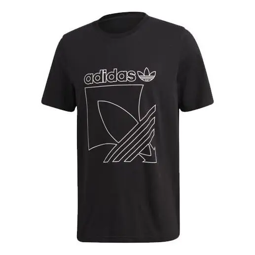 Adidas Originals Sprt 3s Tee Sports Short Sleeve - Black