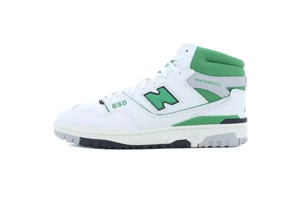 NEW BALANCE 650r High Top Sneakers - White/classic Pine