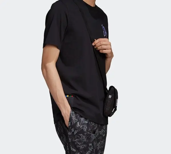Adidas X Disney Goofy Crossover Logo Short Sleeve T-shirt