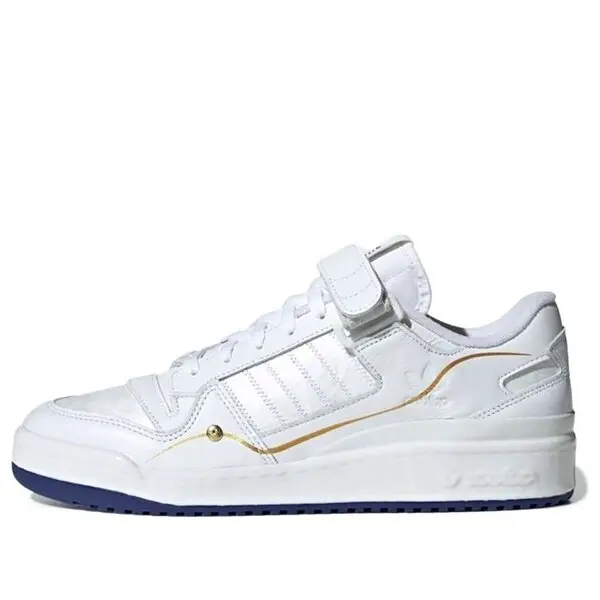 Adidas Originals Forum 84 Low Sneakers - White/blue