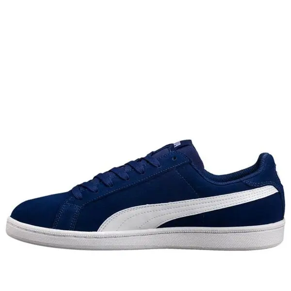 PUMA Smash Suede Low Top Sneakers - Navy Blue