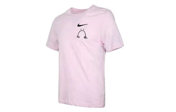 Nike Dry Tee Dfc Legs Athleisure Casual Sports Breathable Short Sleeve Pink Red - Pinkred