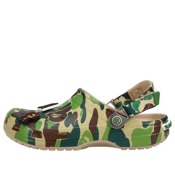 CROCS X A Bathing Ape Clog - Abc Camo/green