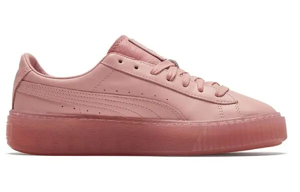 PUMA Basket Platform Core Low Top Sneakers - Pink