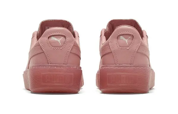PUMA Basket Platform Core Low Top Sneakers - Pink