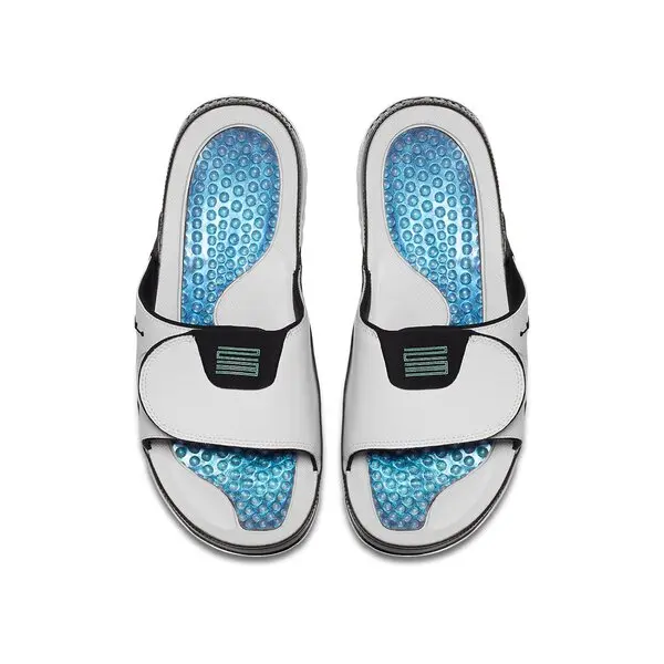 JORDAN Hydro 'emerald' Slides - White
