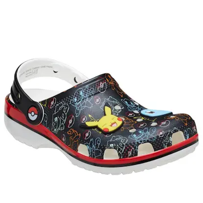 CROCS Classic Clog "pokémon Starters - Black