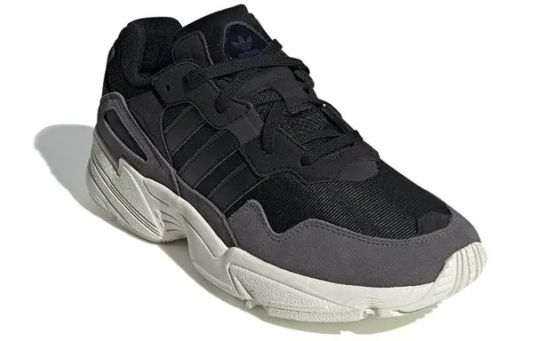 Adidas Yung-96 Athletic Sneakers - Black