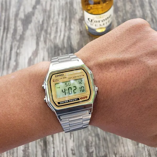 Casio Stainless Steel Digital Watch