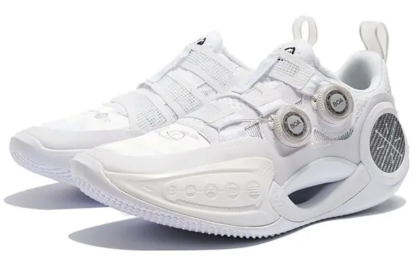 LI-NING Glare X Way Of Wade Infinity Low Athletic Sneakers - White/grey