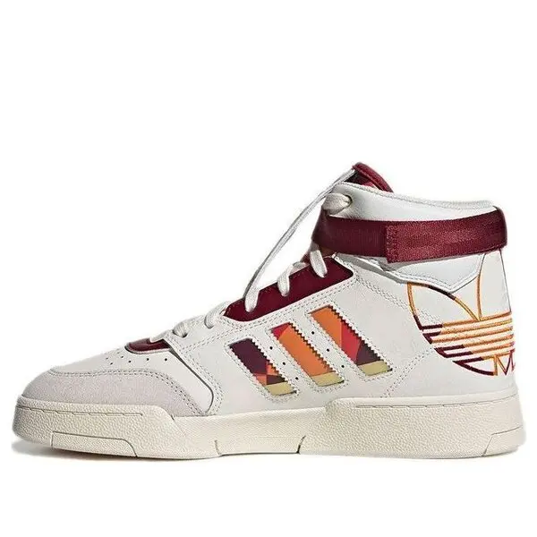 Adidas Drop Step "chinese New Year" Mid Top Sneakers - White/red