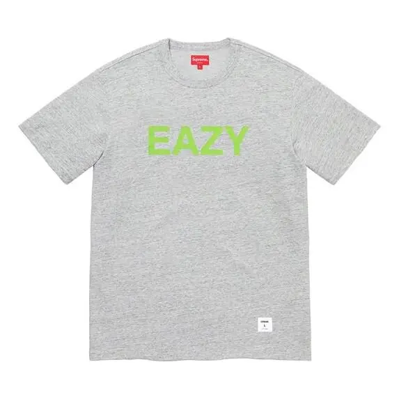 Supreme Ss20 Week 1 Eazy S/s Top Alphabet Short Sleeve Gray - Grey