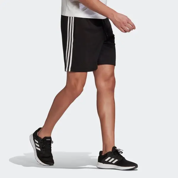 Adidas Casual Sports Side Stripe Shorts - Black