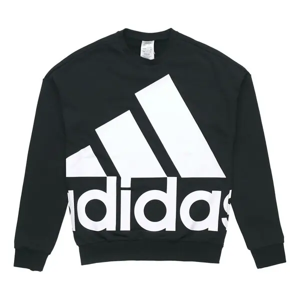 Adidas Big Logo Crewneck Sweatshirt - Black