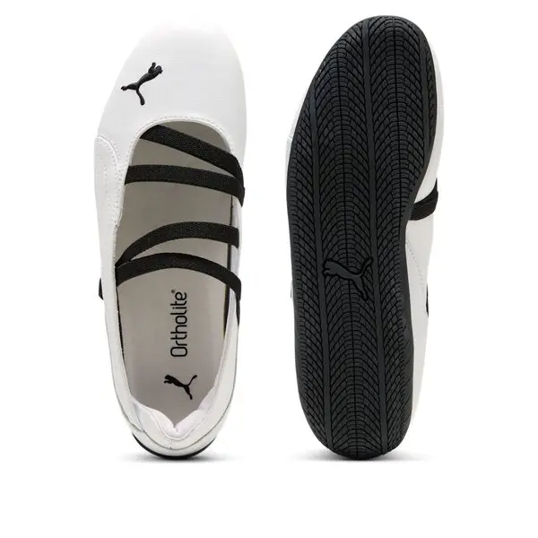 PUMA Speedcat Ballet Flats - White/black