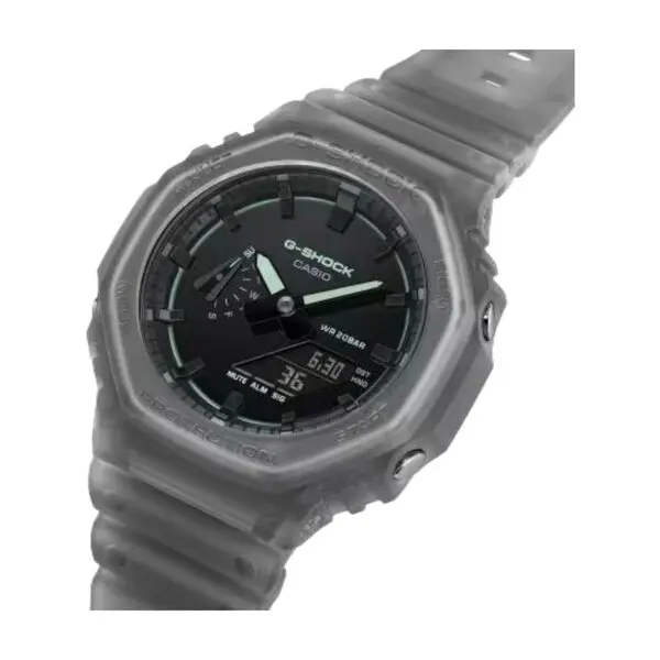 Casio G-shock Octagon Watch With Luminescent Display - Grey/green