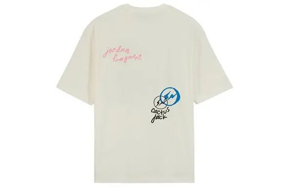 JORDAN X Travis Scott X Fragment Design T-shirt 'white - Default Color