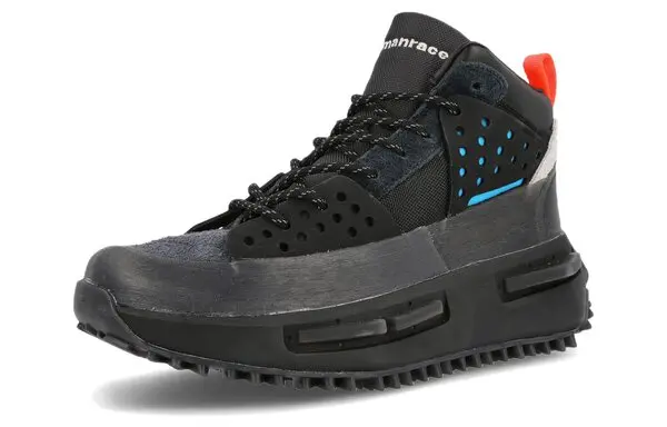 Adidas Pharrell X Hu Nmd_s1 Ryat "core Black" High-top Sneakers