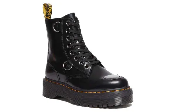 Dr. Martens Jadon Buttero Leather Platform Combat Boots