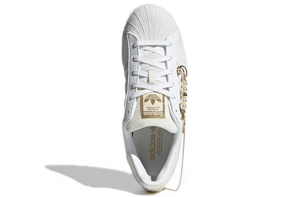 Adidas Originals Superstar Skate Shoes With Embellished Detail - White