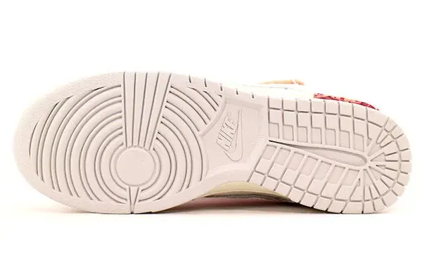 Nike X Off-white Dunk Low 'lot 19 Of 50 - Gray/white