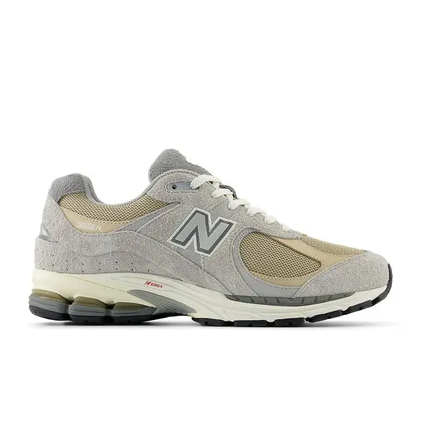 NEW BALANCE 2002r Lace Up Sneakers - Grey/yellow