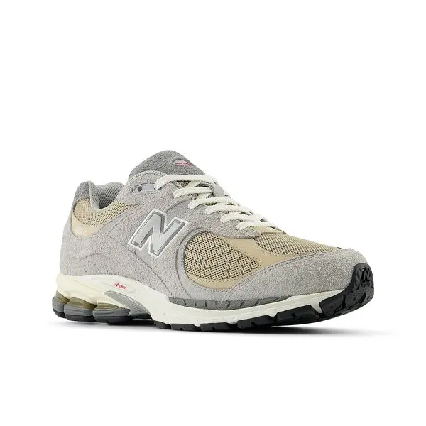 NEW BALANCE 2002r Lace Up Sneakers - Grey/yellow