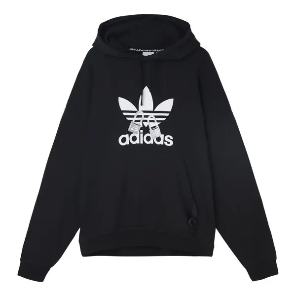 Adidas Originals Vday Uni Logo Hoodie - Black