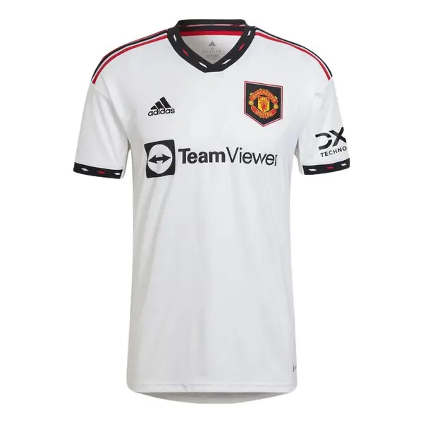 Adidas Manchester United Fan Edition V-neck Short Sleeve Soccer Jersey - Default Color