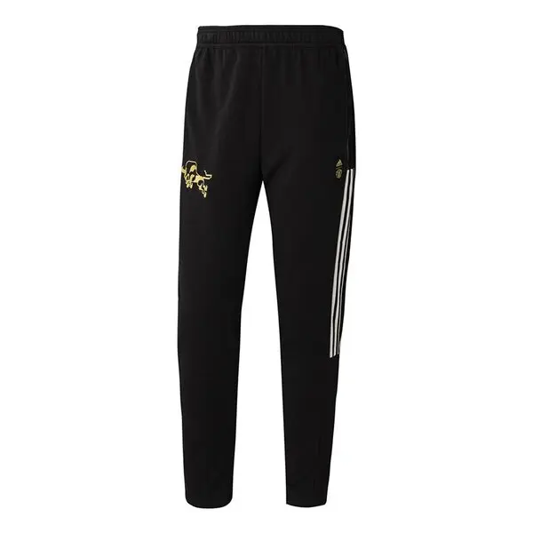 Adidas Manchester United Cny Football Sweater Pants - Black