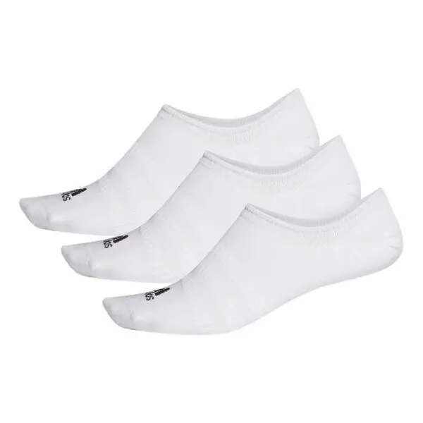 Adidas Logo Training Sports Socks 3 Pairs - White
