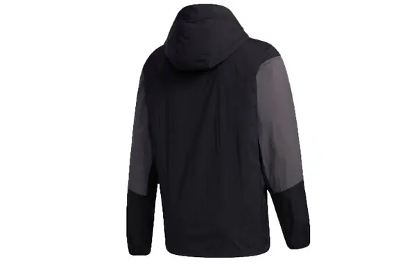 Adidas Windbreaker Jacket With Sporty Stripes