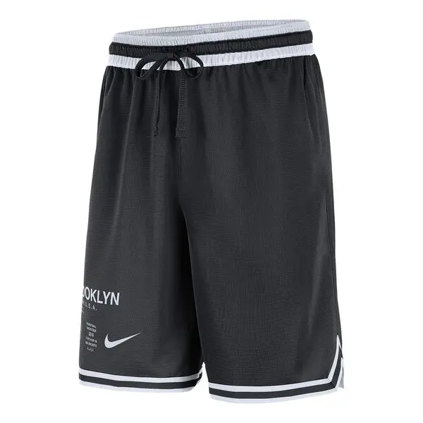 Nike Brooklyn Nets Courtside Dri-fit Basketball Shorts - Black