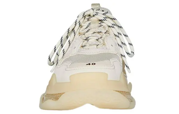 Balenciaga Triple S Sneaker Clear Sole - Cream