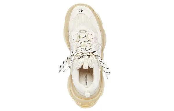 Balenciaga Triple S Sneaker Clear Sole - Cream