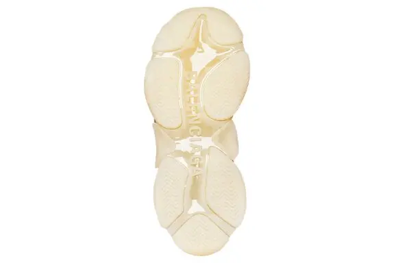 Balenciaga Triple S Sneaker Clear Sole - Cream