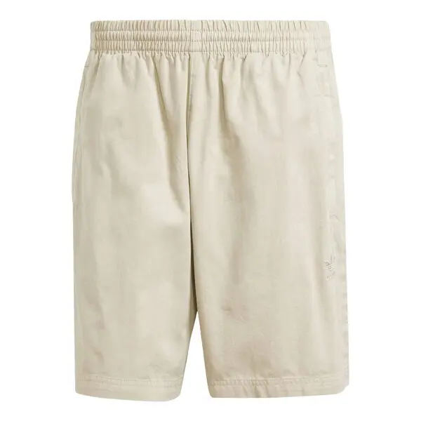 Adidas Trefoil Essentials+ Dye Woven Shorts - Putty Grey