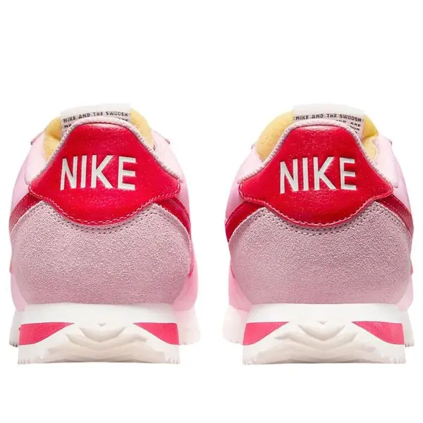 Nike Cortez Athletic Sneakers - Medium Soft Pink/red/white