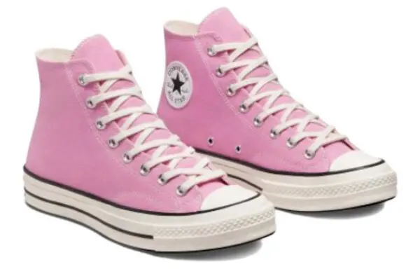 CONVERSE Chuck 70 High Top Vintage Canvas Sneakers - Pink