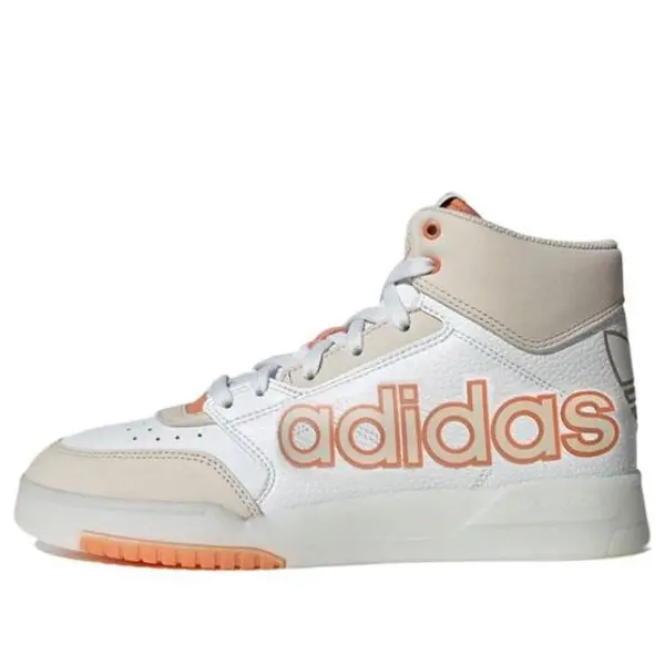 Adidas Originals Drop Step Xl Mid Top Sneakers - Cream/white