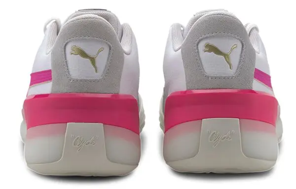 PUMA Clyde Hardwood Sneakers - Pink/blue
