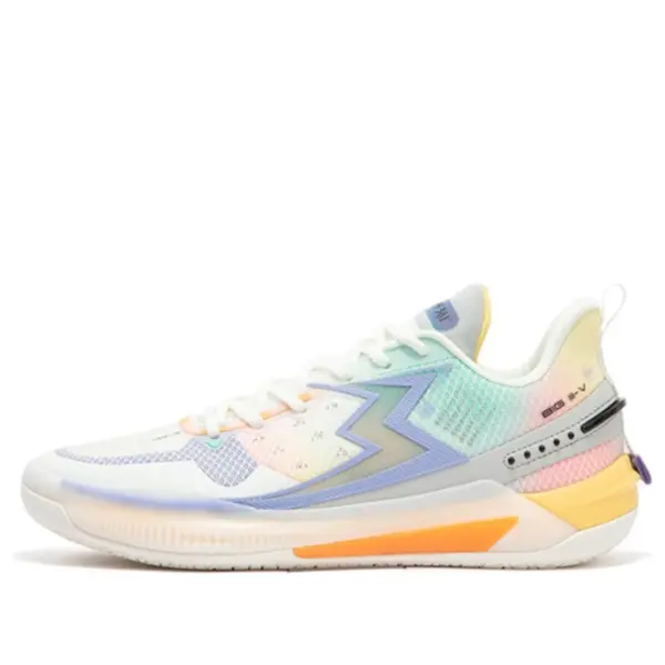 361 DEGREES Big3 5.0 Quick 'wind Rises' Athletic Sneakers - White/purple