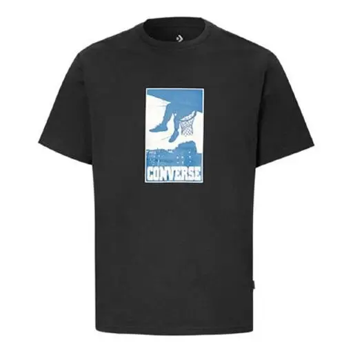CONVERSE Chuck Taylor All Star Printing Sports Short Sleeve - Black