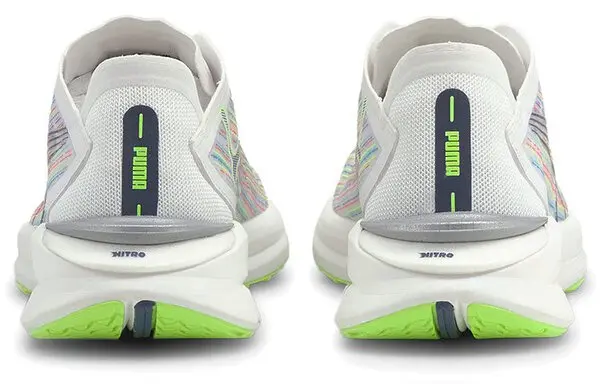 PUMA Electrify Nitro Spectra Low Top Sneakers - White/green