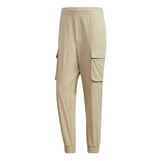 Adidas Neo M Ss Cs Carg Tp Multiple Pockets Bundle Feet Sports Pants - Brown
