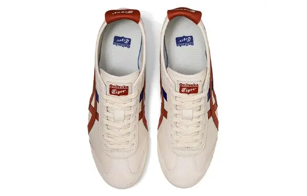 Onitsuka Tiger Mexico 66 Low Top Sneakers - Birch/rust Red