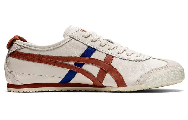 Onitsuka Tiger Mexico 66 Low Top Sneakers - Birch/rust Red