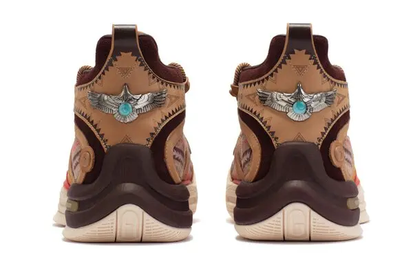 361 DEGREES Ag2x High-top Sneakers - Brown/white